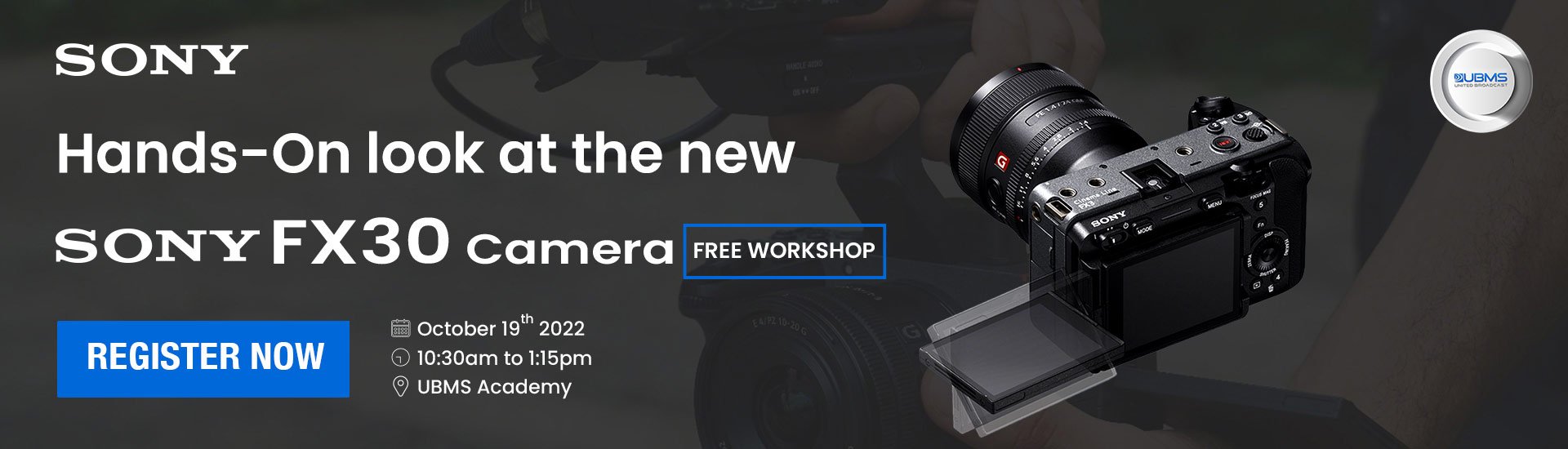 Hands-On look at the new SONY FX30 Camera – UBMS