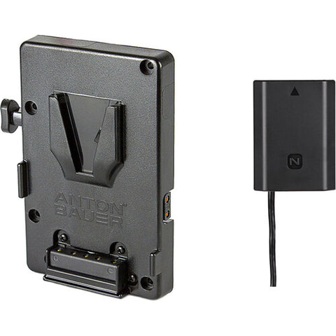 Anton/Bauer V-Mount Battery Bracket with P-Tap and Sony NP-FZ100 Dummy ...